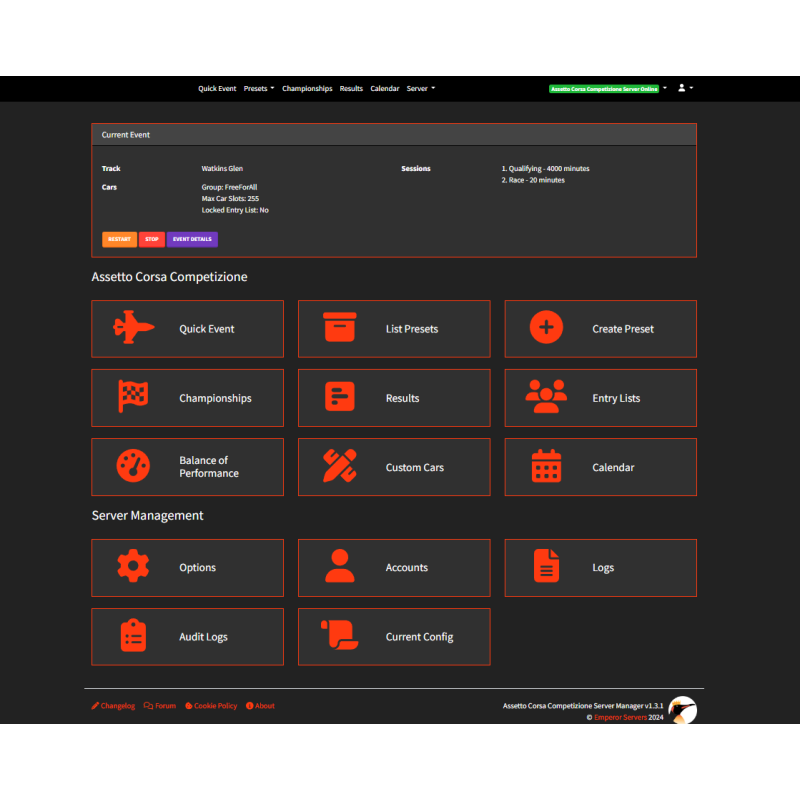 Assetto Corsa Server